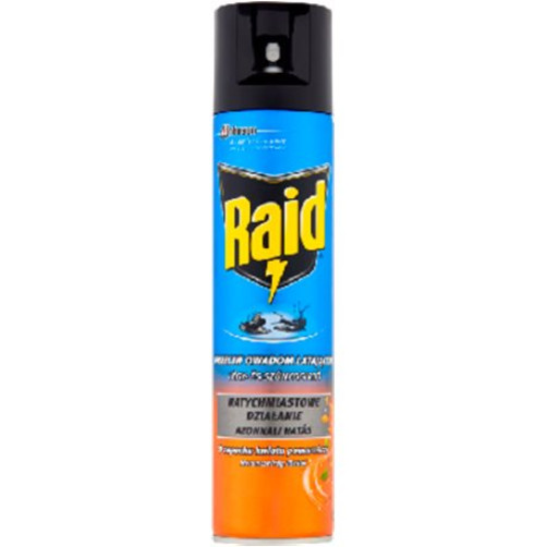 RAID SPREJ PROTI LETEČIM INSEKTOM, POMARANČNI CVET400ml
