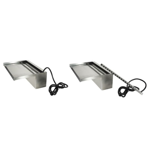 Ubbink Vodni slap Niagara LED 30 cm srebrn 1312124